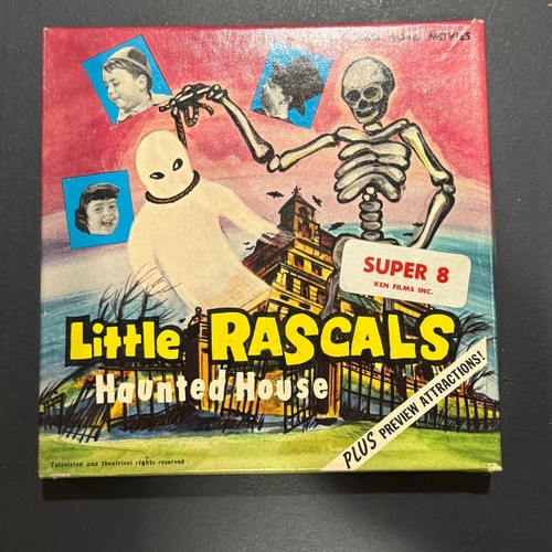 Little Rascals Haunted House 230 Super 8 8mm Movie Film Reel Vintage ...