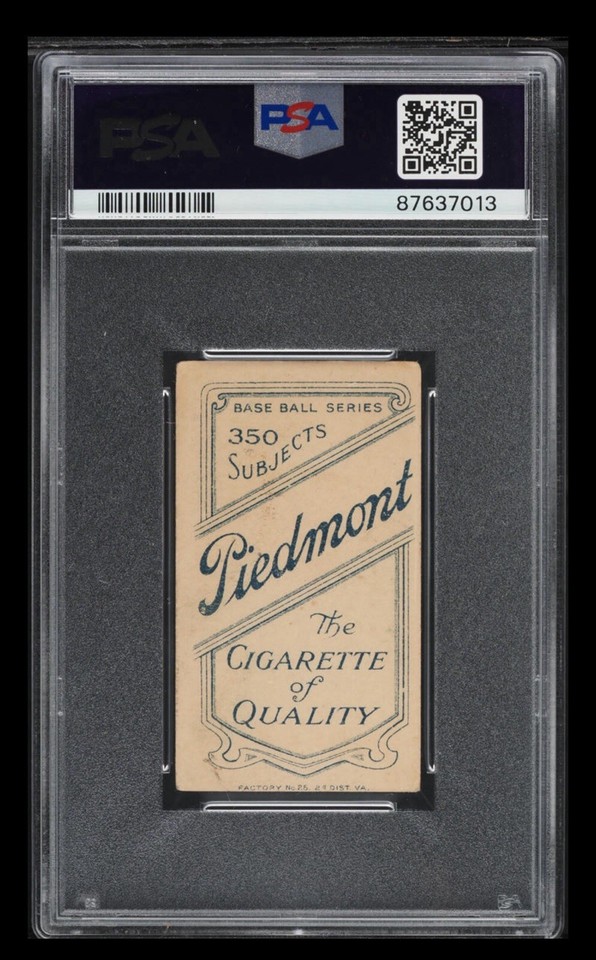 1909 T206 Al Mattern PSA 3 Piedmont 350 | eBay