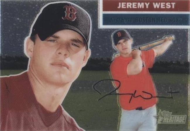 2005 Topps Heritage - Chrome Jeremy West #THC72 /1956 (RC) for sale ...
