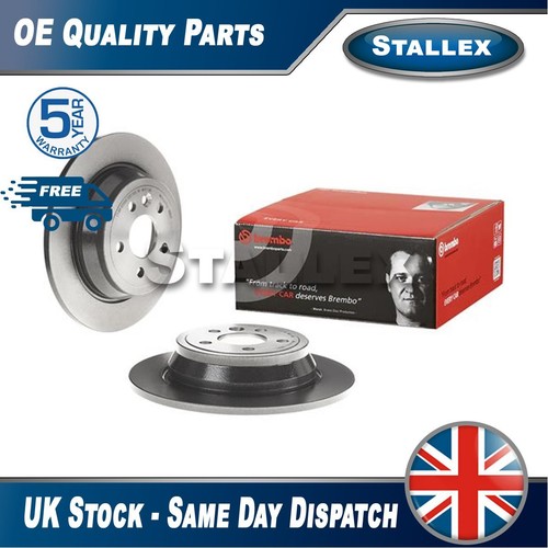Fits Land Rover Freelander 2 2.0 2.2 D TD4 3.2 Brake Discs Rear Stallex ...