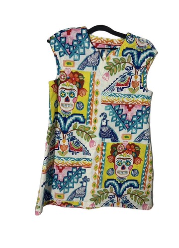 Uncle Frank XS Skully Dress Sugar Skulls Cotton Dia De Los Muertos ...