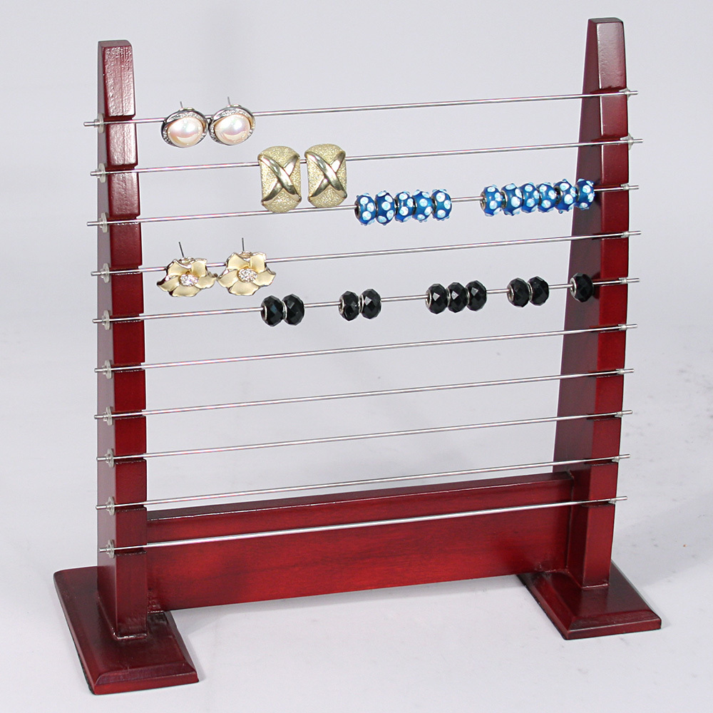 Wooden Display Stand Beads Display Earring Display Pandora Bracelet ...