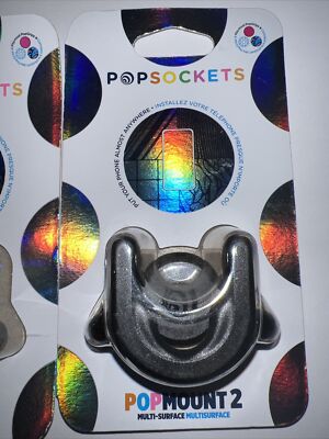 One Popsockets PopMount 2 Multi Surface Popsocket Mount Black | eBay