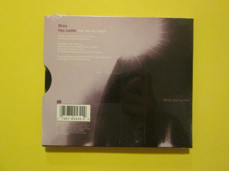Tori Amos Bliss 2 Track Hey Jupiter New Sealed CD Single Hype Sticker ...