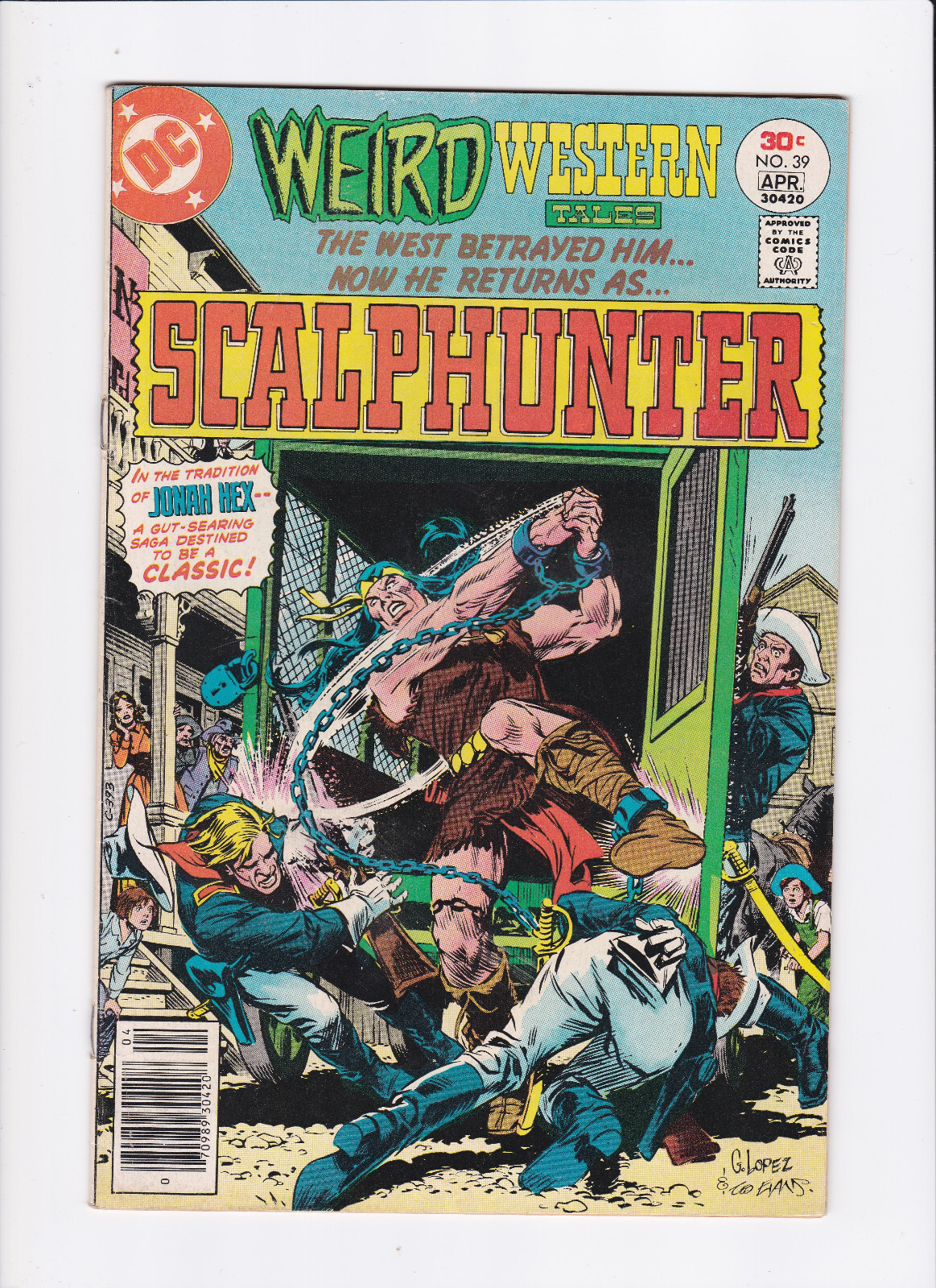 WEIRD WESTERN TALES #39 [1977 FN-] SCALPHUNTER 1ST APP! DC COMICS | eBay