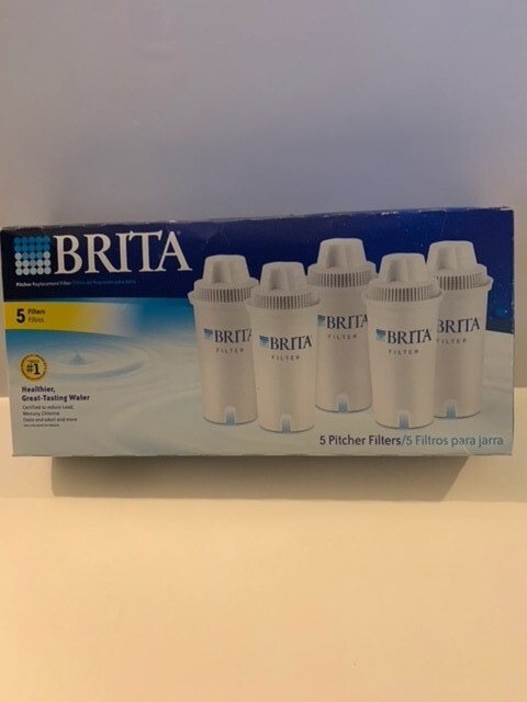 5 Brita Pitcher Replacement Water Filters Model OB03 (5 Filters/Pk ...