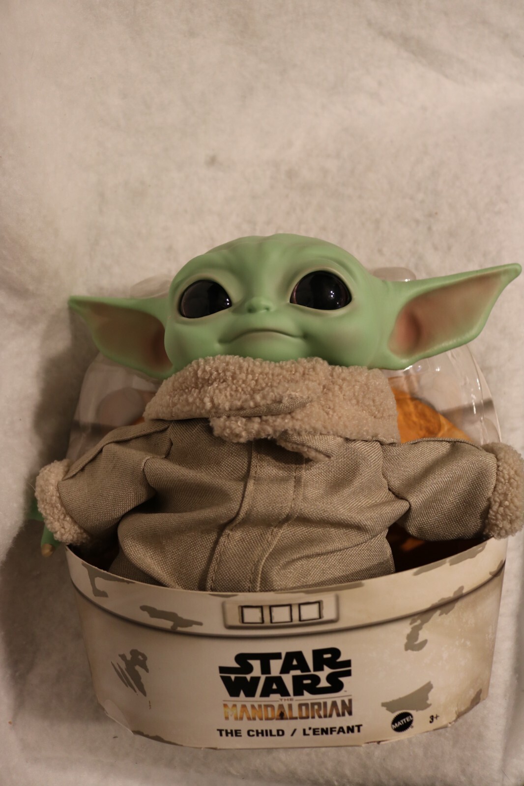 Star Wars Mandalorian The Child 11" Plush Baby Yoda Grogu Doll Mattel ...