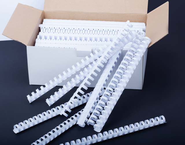 50 8mm White Plastic Binding Comb 14 ring A5 45 pages Stationery ...