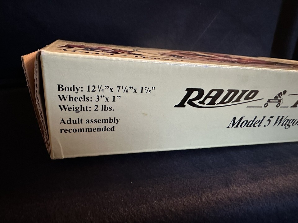 Vintage Radio Flyer Model W5 Miniature Little Red Wagon. Toy~Decor~New ...