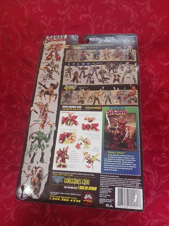 Rare Spawn Series 9 Manga Spawn Ultra Figure Silver Variant McFarlane ...