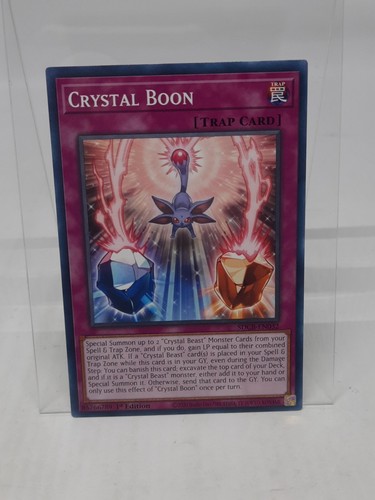 Yugioh! Crystal Boon - SDCB-EN032 - Common - 1st Edition Near Mint, English | eBay