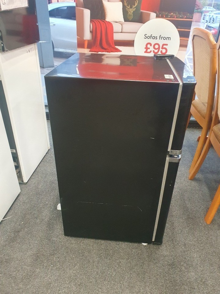 RUSSELL HOBBS Undercounter Fridge Freezer In Black - CS W52 | eBay UK