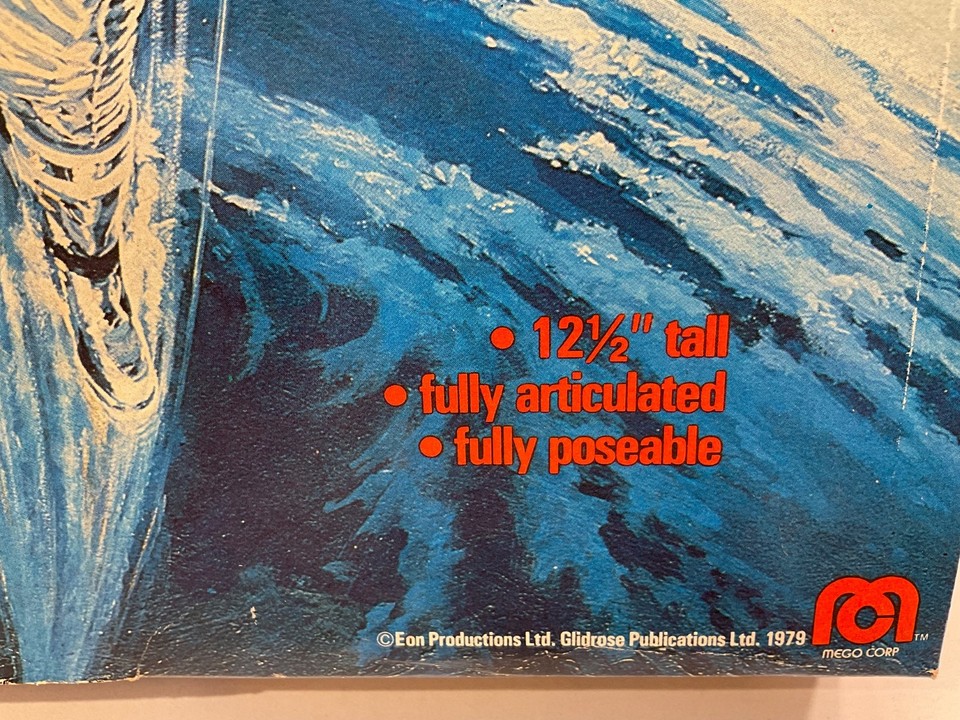 1979 MEGO JAMES BOND 007 MOONRAKER DRAX FIGURE IN PACKAGE SIR ROGER ...