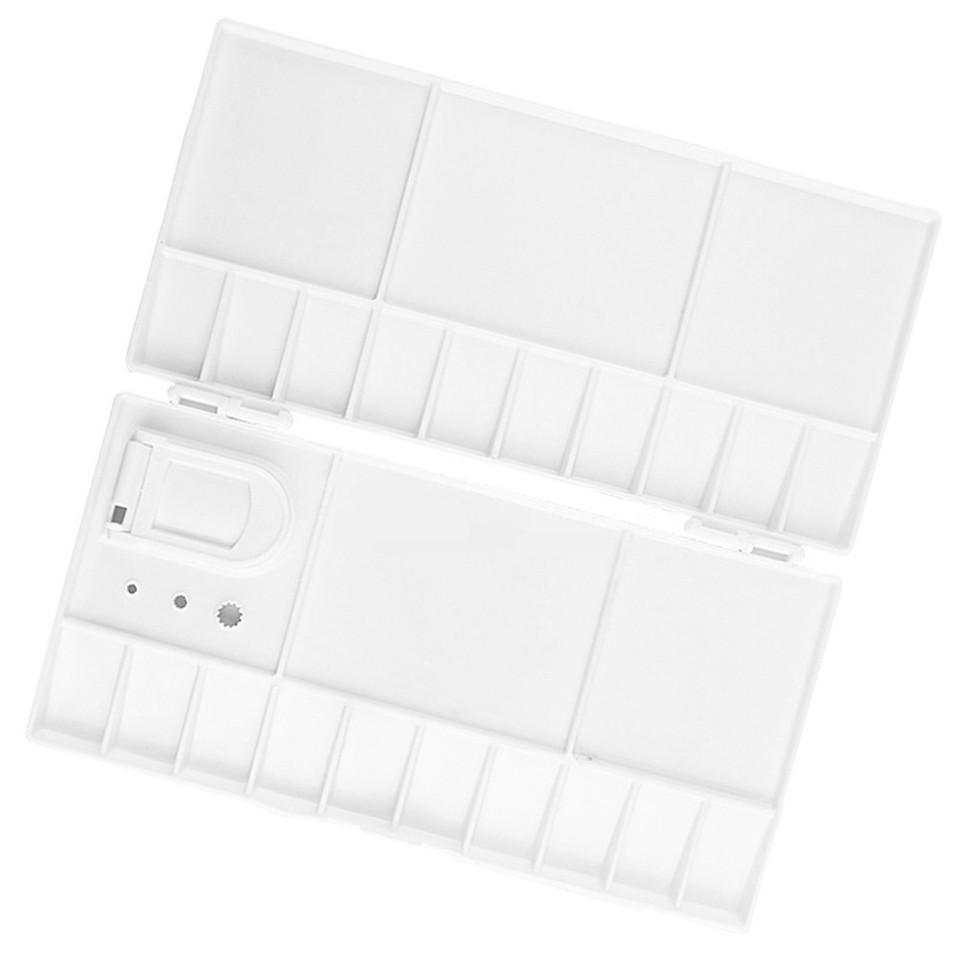 Plastic Mixing Plate Watercolor Pigment Box Art Painting Color Mixing ...