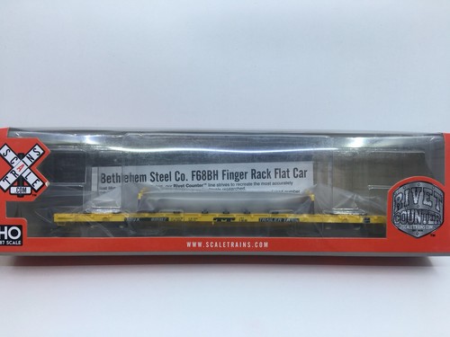 HO ScaleTrains Trailer Train BSC F68BH “Finger Rack” Flat Car TTX TTJX ...