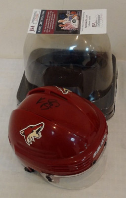 KEITH BALLARD Autographed Signed Mini NHL Hockey Helmet JSA Coyotes ...