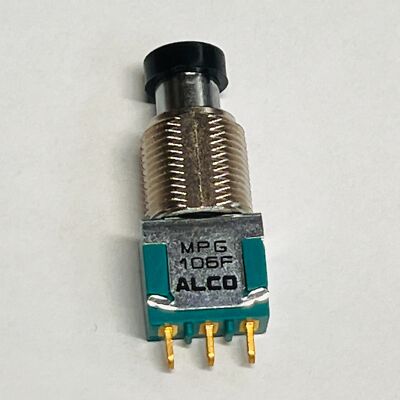 MPG106F Miniature Pushbutton Switch SPDT Momentary 6A 125V Solder Lug ...