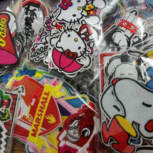 30pcs Random Mixed Anime Character Embroidered Patches Lot Iron on ...