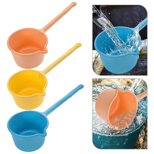 3 Pcs Baby Water Ladle Dipper Plastic Bath for Scoop with Handle | eBay