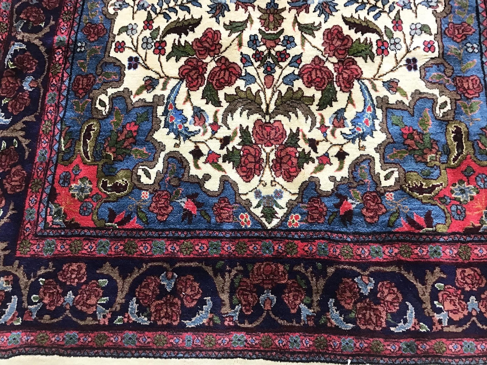 Wool Vintage Exquisite Hand-knotted Rug 4’10" X 7'1" (Bigar) | eBay