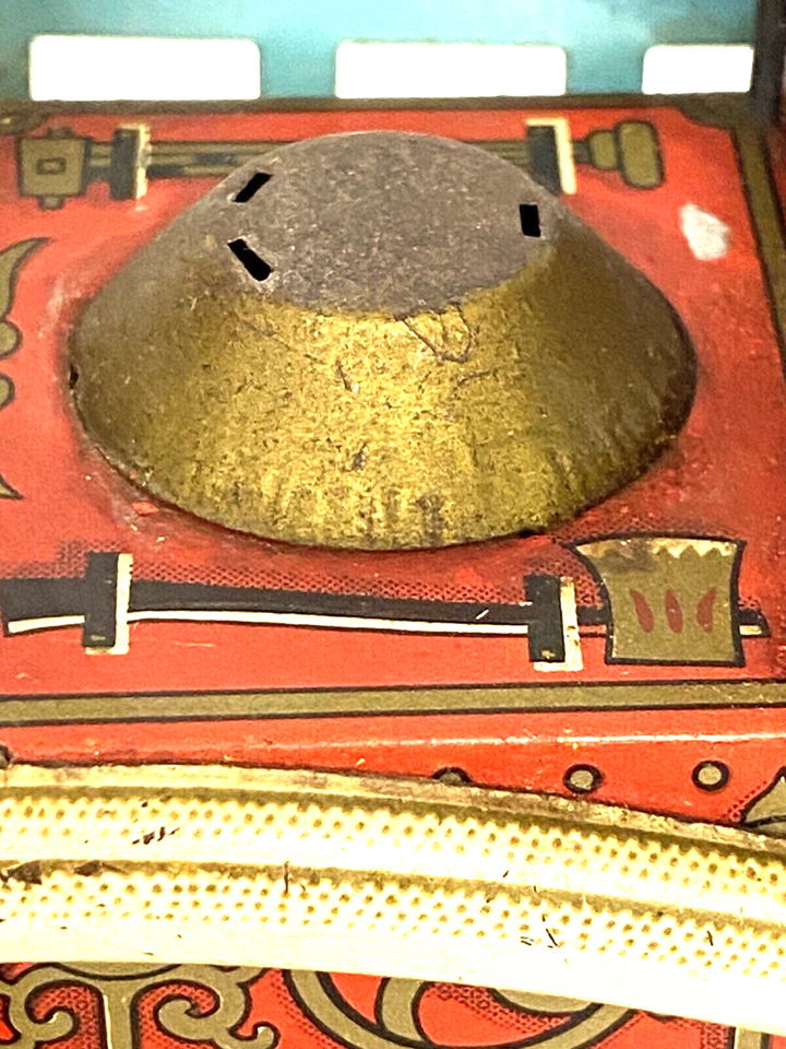 MODERN TOYS 1912 MODEL FIRETRUCK,RARE LONG VERSION 8 1/4"METAL,ENGINE ...