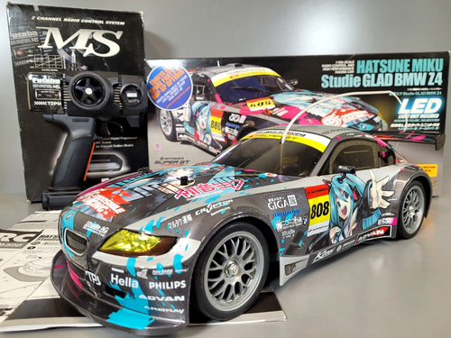 Tamiya 1/10 RC Hatsune Miku Studie Glad BMW Z4 w/ESC LED TT01 TypeE ...
