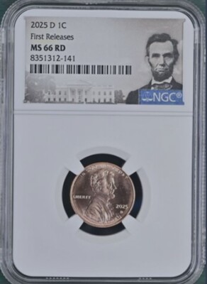 2025 D Penny Abraham Lincoln Shield Cent NGC MS 66 ⭐FIRST RELEASES⭐ | eBay