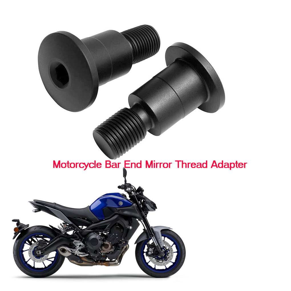 Motorbike Bar End Mirror Adapter Handlebar Plug For Yamaha MT07 MT09 ...