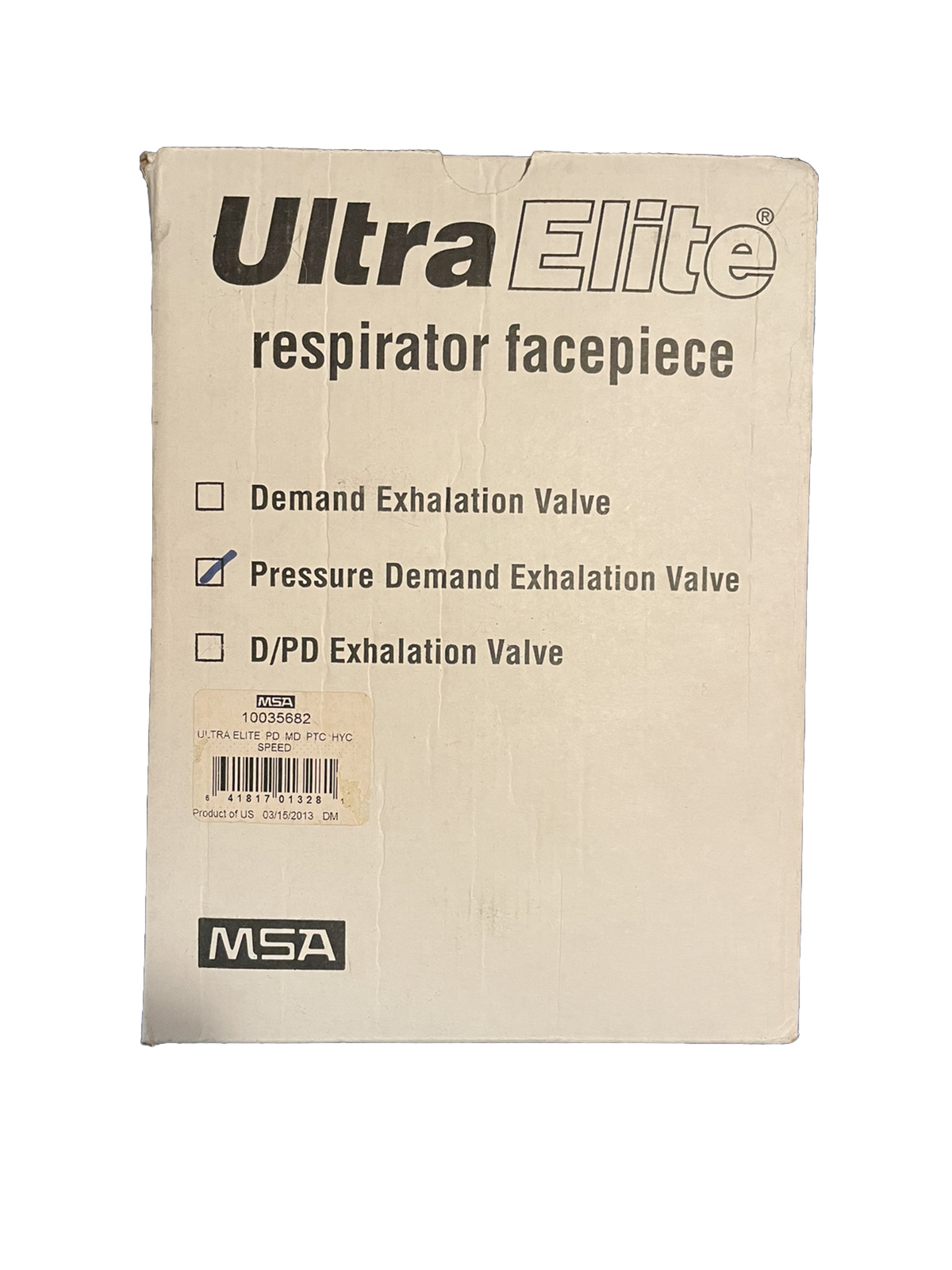 MSA 10035682 Ultra Elite Firehawk Respirator With M7 HUD & Voice ...
