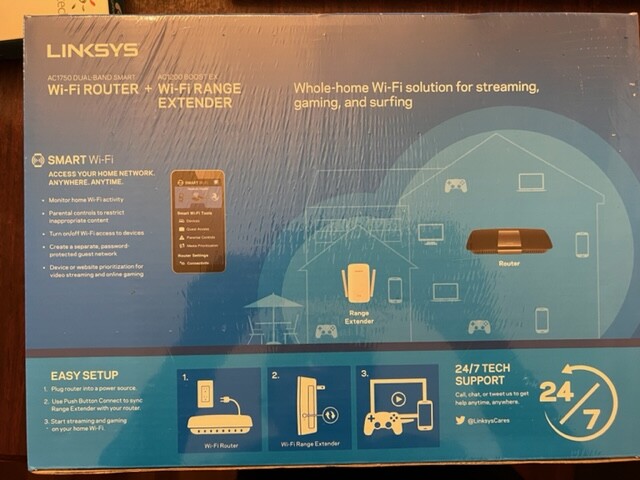 Linksys Ac1750 Dual-band Smart Wireless Router With Ac1200 Range ...