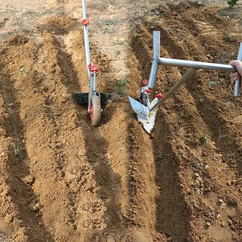 Multi-functional Furrowing Hand-drawn Plow Cultivator Soil Cultivation ...