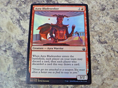 1x Foil - Azra Bladeseeker - Magic the Gathering MTG Battlebond | eBay