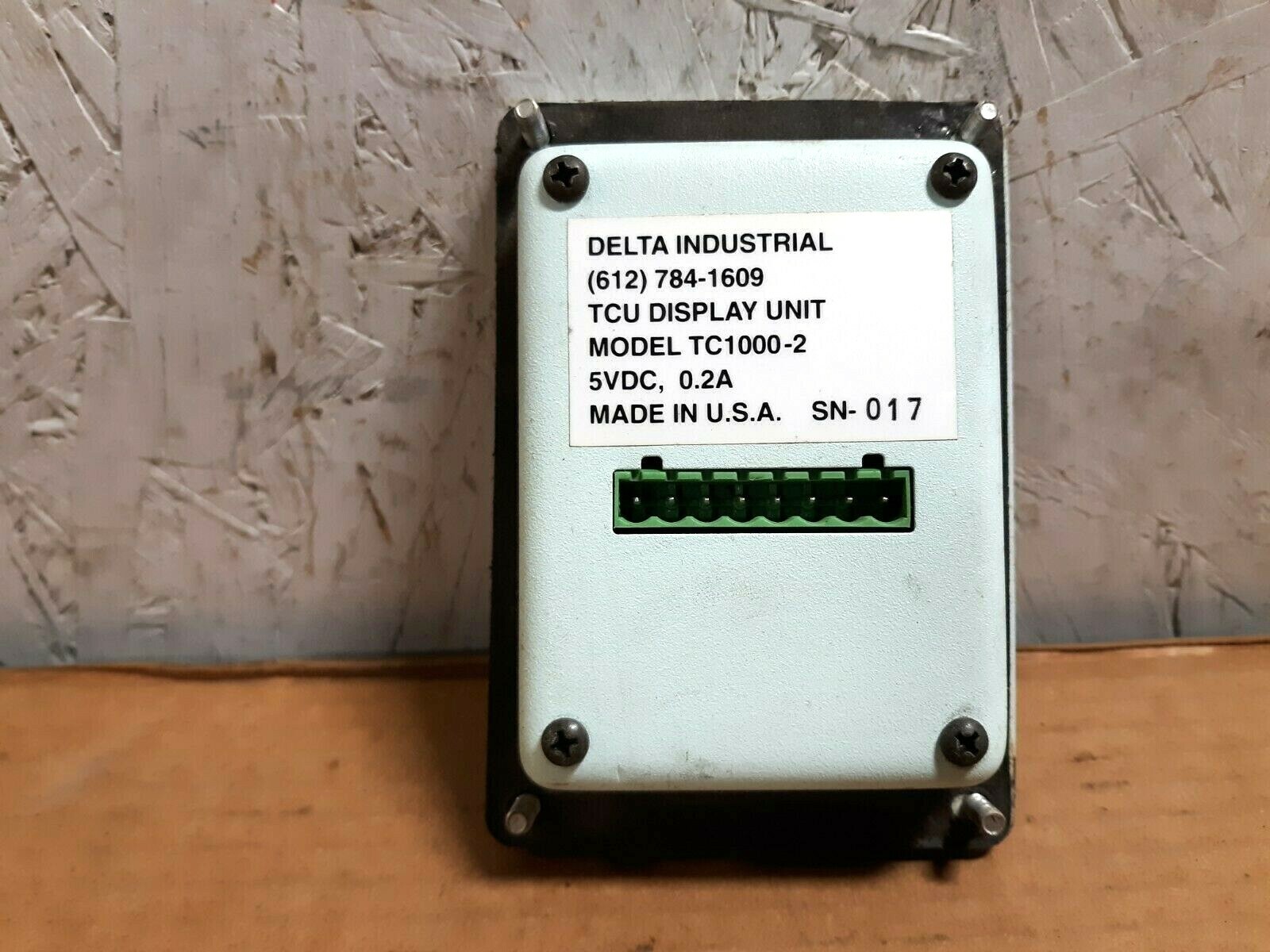 Delta Industrial TCU Display Mod-Tech Tension Controller TC1000-2 P125 ...