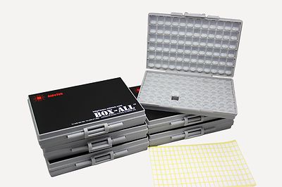 6 SMT SMD resistor capacitor storage box Organizer 1206 0603 0805 0402 ...