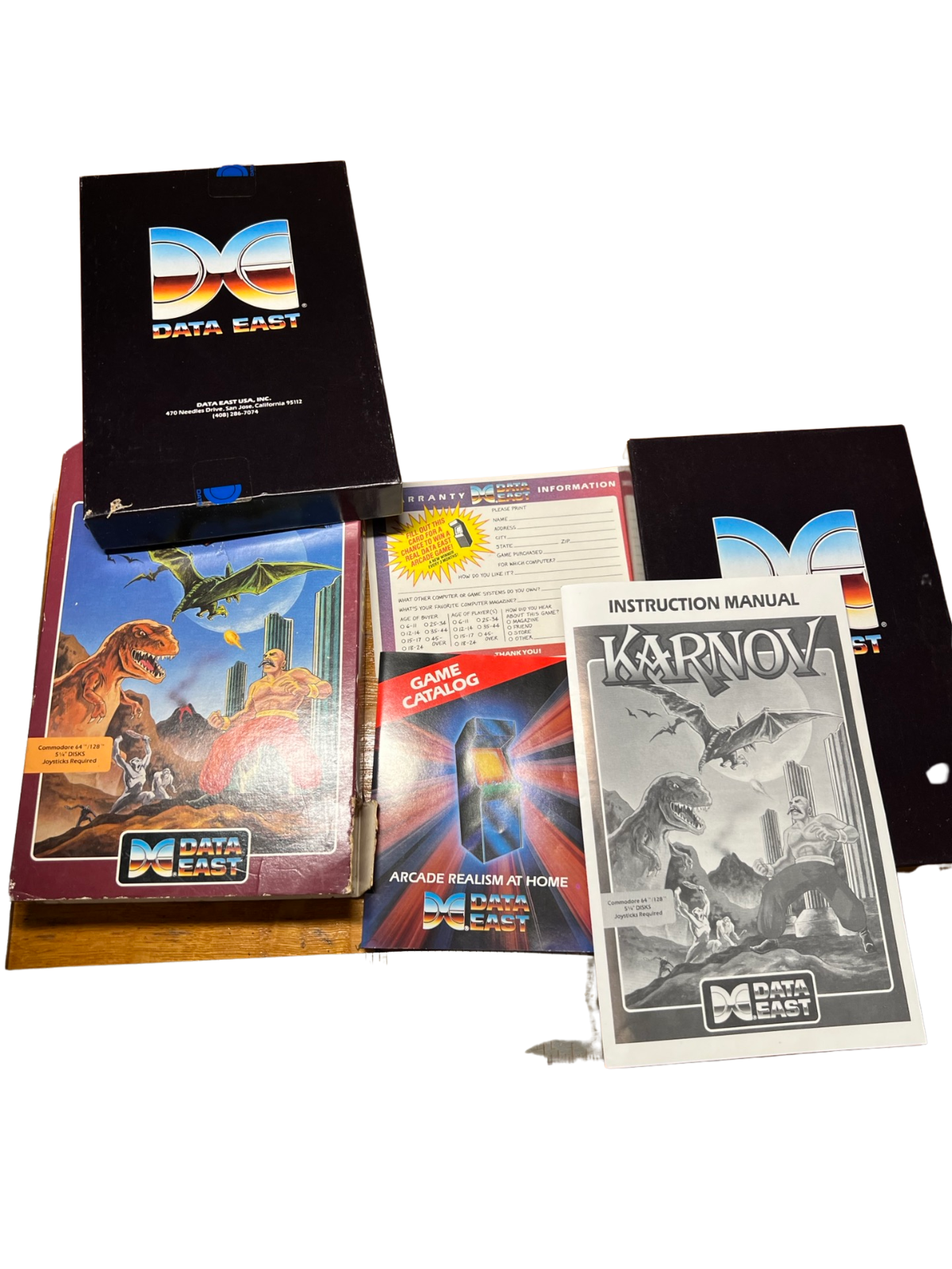 Karnov (Commodore 64/128) Box and Owner's Manual Only | eBay