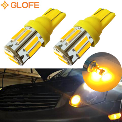 LED Amber Yellow Front Side Marker Light Bulb For 2010-2019 ...