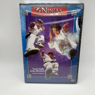 New! 3 Ninjas Knuckle Up DVD 1995 - PG-13 Kids Karate Martial Arts ...