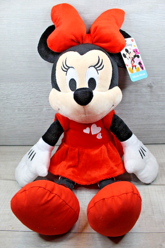 Disney Hasbro Just Play MINNIE MOUSE 12" Plush Toy Stuffed Animal, New ...