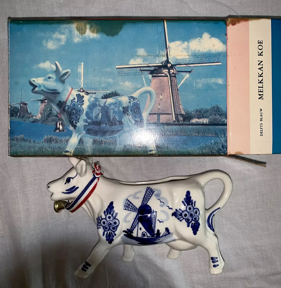Cow Creamer Delft Windmill Bell