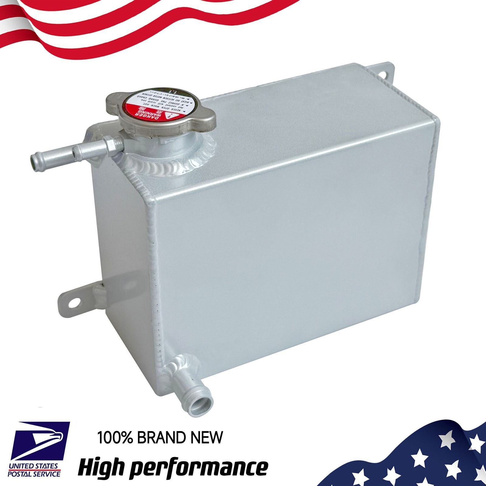 2L Universal Aluminum Expansion Coolant Overflow Reservoir Header Tank ...