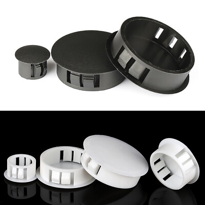 Hole Plugs Round Plastic Blanking Masking Finishing Inserts Bungs Black ...