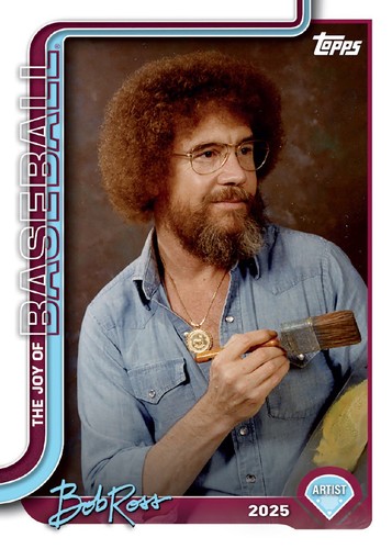 🔥2025 Topps x Bob Ross: The Joy of Baseball Collectors Box🔥PRESALE SHIP ...