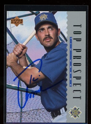 1995 Upper Deck TIM UNROE Signed Card autograph auto BREWERS | eBay