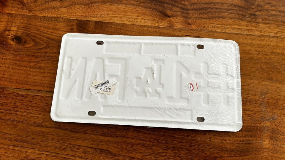 LA Los Angeles Dodgers MLB #1 Fan Vehicle License Plate Frame, Aluminum ...