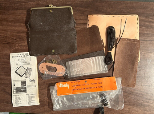 Tandy Leather Countess Clutch Purse Kit #4036 Vintage New Open Package ...