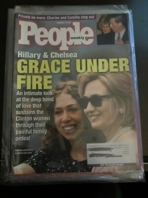 People Magazine February 1999 Grace Under Fire Hillary Chelsea Clinton | eBay