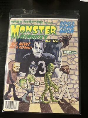 Scary Monster Memories Mag. No. 11 2003 Frankenstein Cover Sci-fi ...