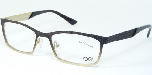 OgI Évolution 4508 1636 Marron / Or Lunettes Monture 53-18-140mm Japon ...