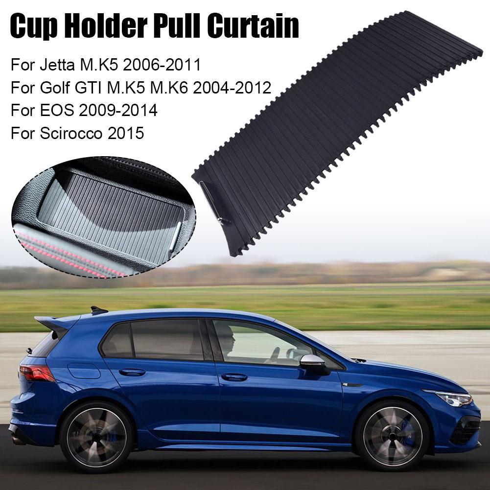 Car Armrest Box Cup Holder Slide Cover For VW Golf 5KD862531 1K0862531 ...