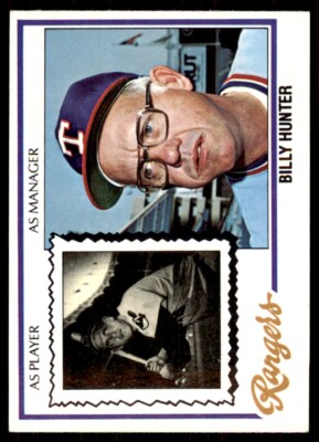 1978 Topps Billy Hunter (101) Baseball Cards #548 | eBay